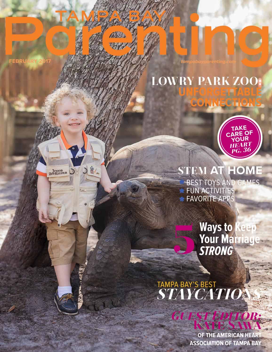 February 2017 Issue of Tampa Bay Parenting Magazine