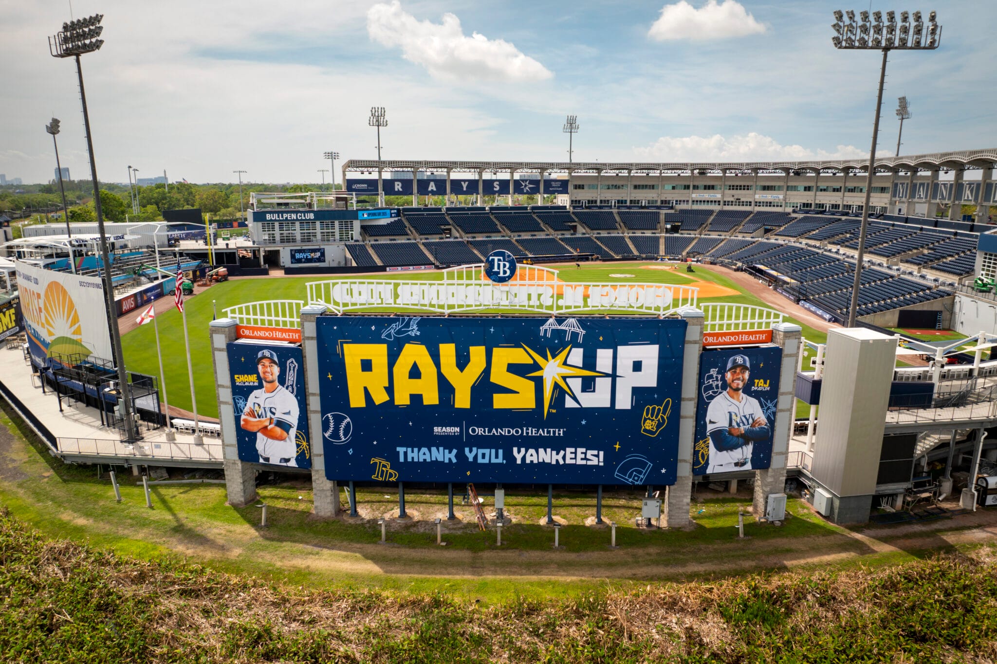 Watch the Tampa Bay Rays play at Steinbrenner Field in Tampa